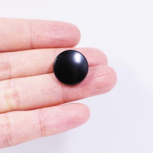 Black Metal Snap Buttons, Curve Top, Upholstery Supplies, Model 633 ...