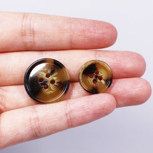 Brown Marble Pattern Buttons, Raised Edge Buttons, Resin Buttons, Suit ...