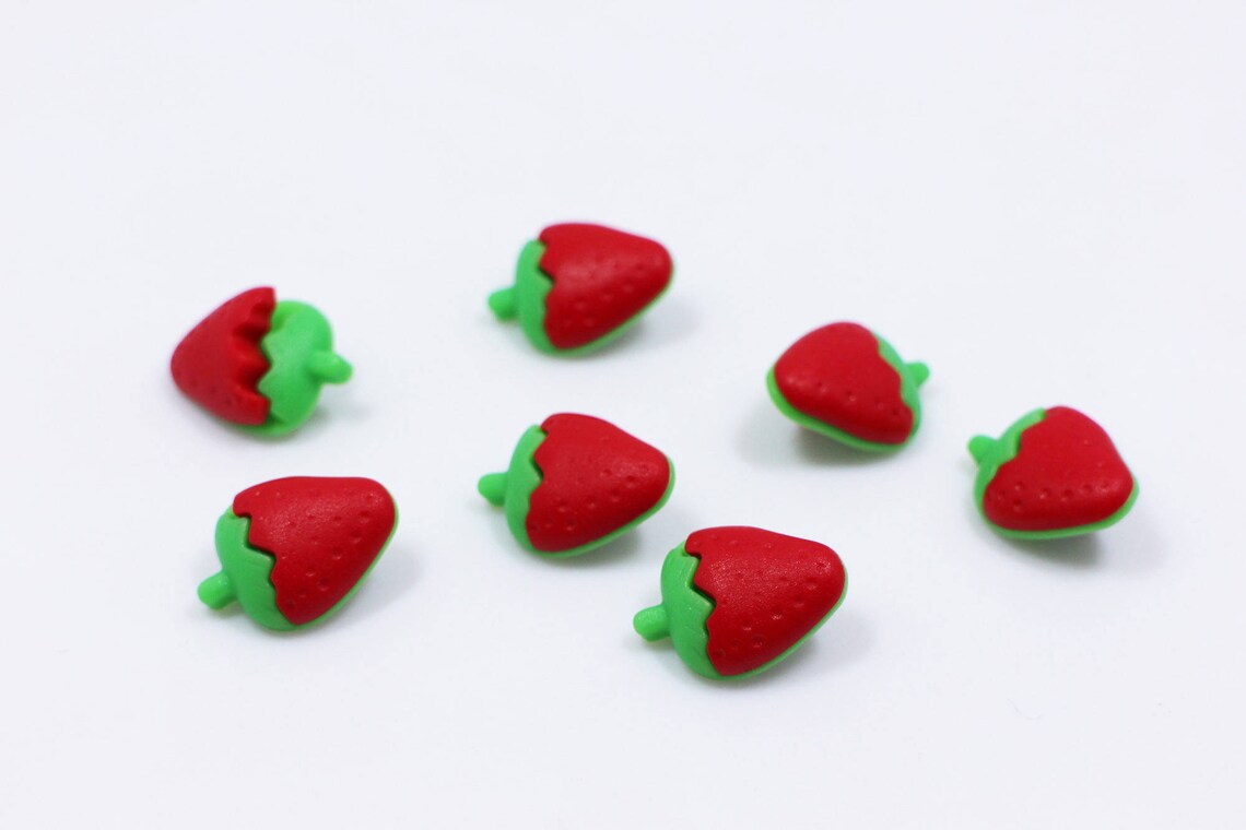 Strawberry Snap Fastener, Red Snap Buttons, Special Shaped Snap Buttons ...