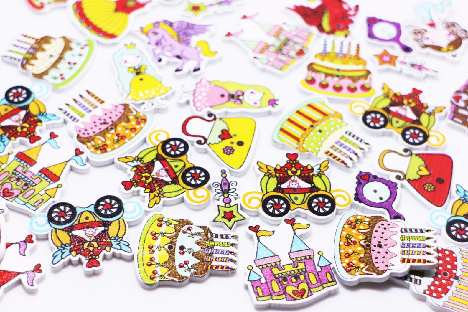 Birthday Girl Button Birthdays Party Button Cartoon Button | Etsy