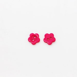 Tiny Flower Button, Flower Shape Button, Baby Children Button, Small ...