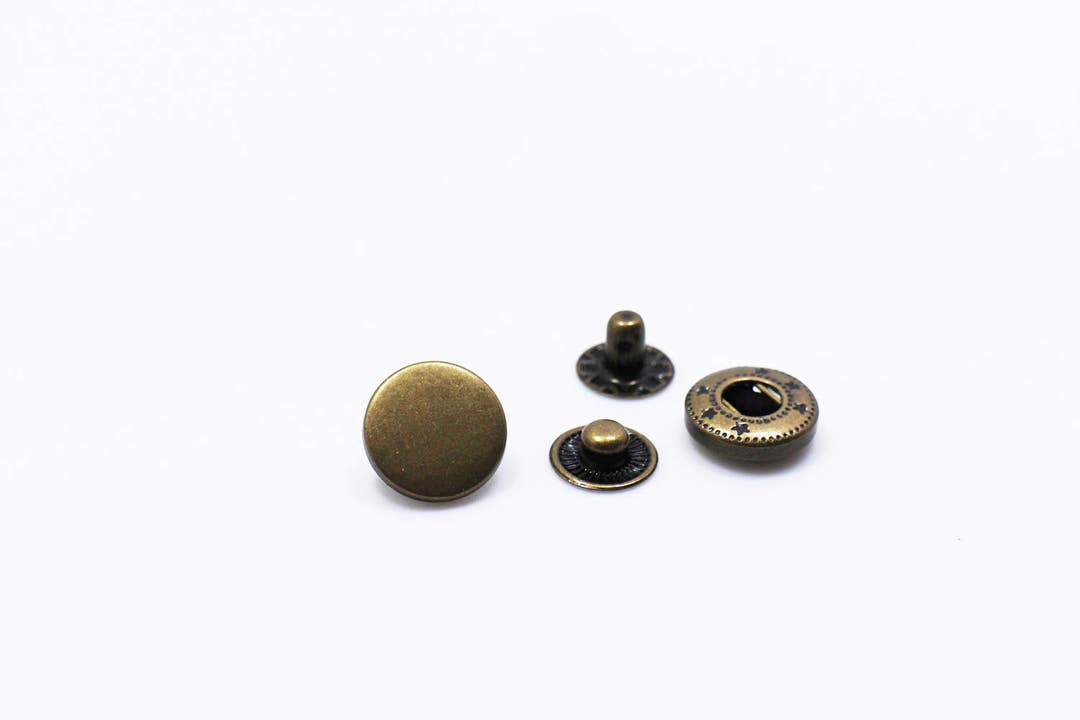 Bronze Snap Buttons, Press Stud, Snaps Popper, Upholstery Buttons, Snap ...