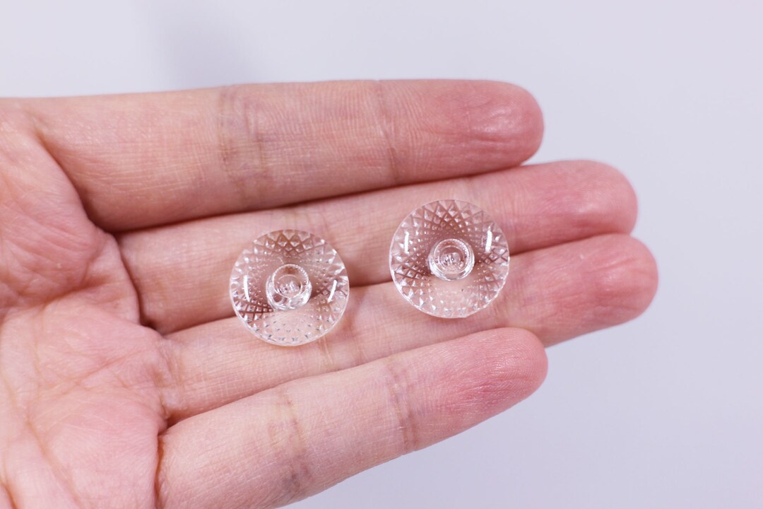 Clear Acrylic Shank Buttons, Transparent, for Sewing Cardigan Wedding ...