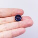 Dark Blue Buttons, Shiny Deep Blue Buttons, Four Holes Resin Sewing ...