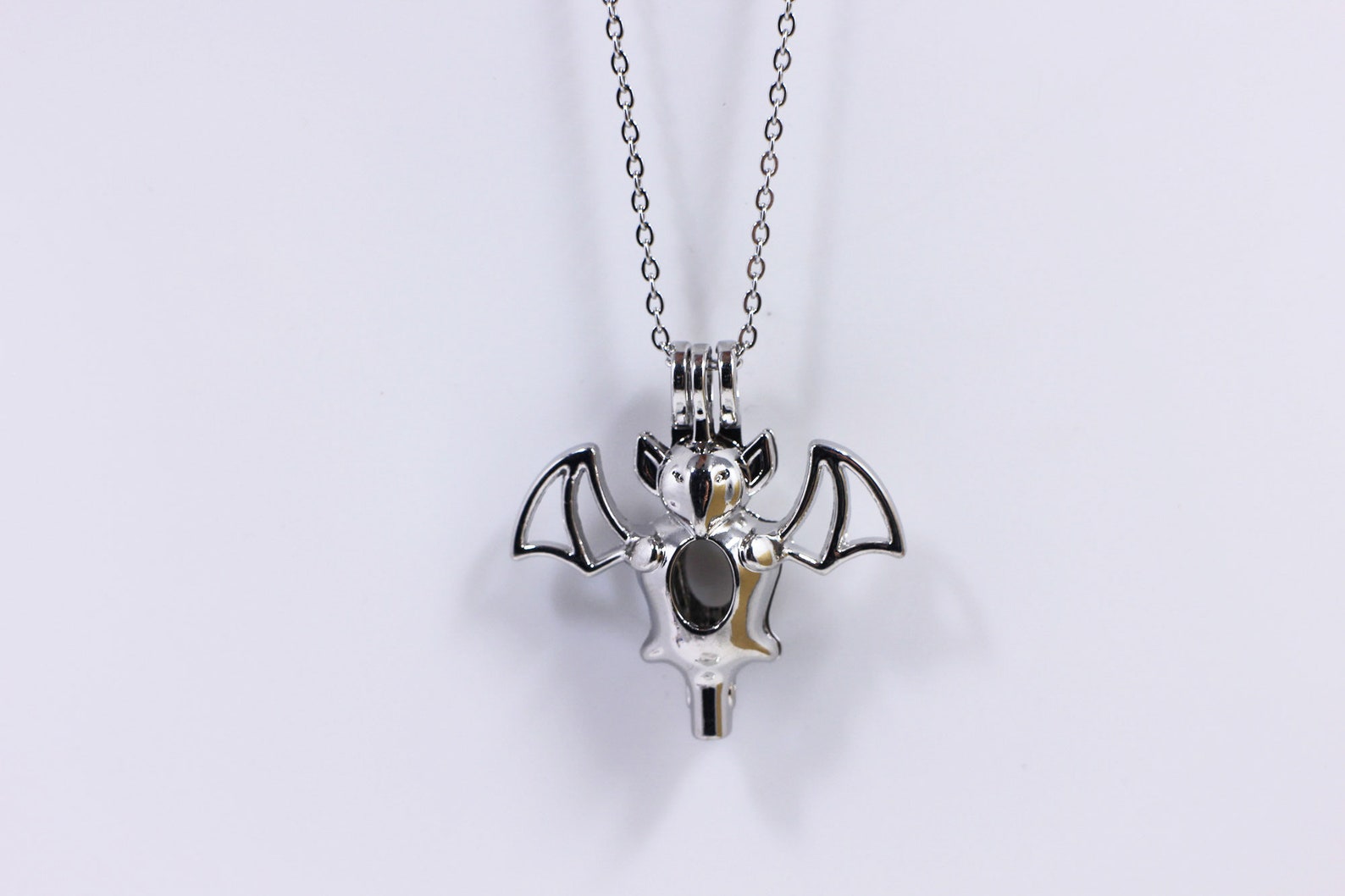 Bat Essential Oils Necklace Bats Necklace Animal Essential - Etsy