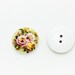 Vintage Roses Wooden Button Coat Button Flower Button - Etsy