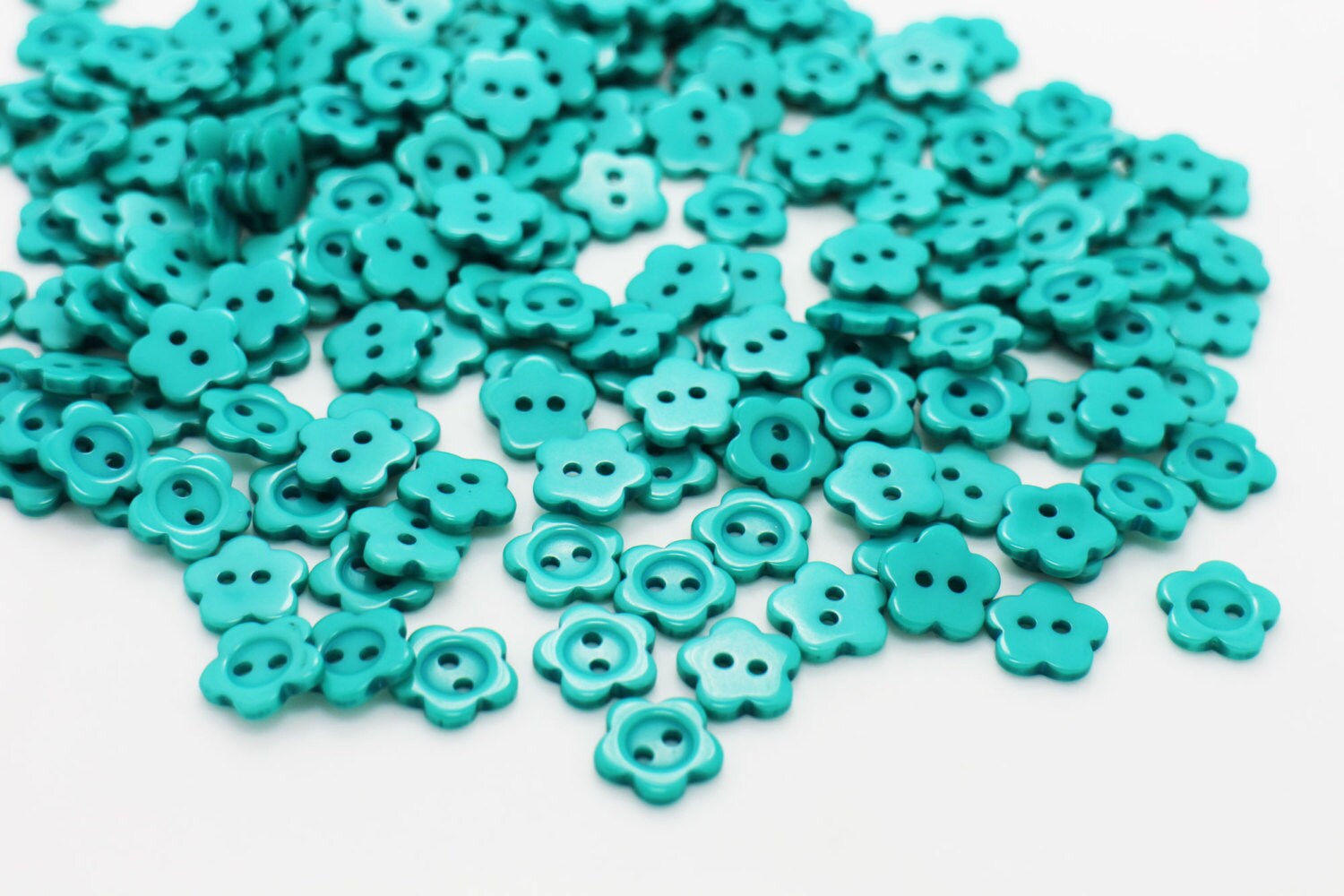 Tiny Flower Button, Flower Shape Button, Baby Children Button, Small ...