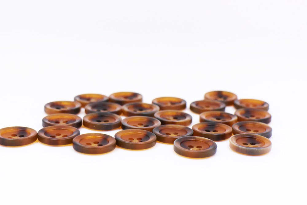 Brown Marble Pattern Buttons Four Holes Buttons Rasied Edge - Etsy