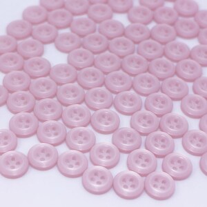 Frosted Pink Buttons, Wide Edge, Light Pink Color, for Sewing Blouse ...