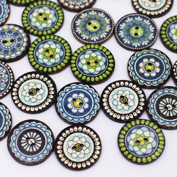 Bohemian Buttons - Etsy
