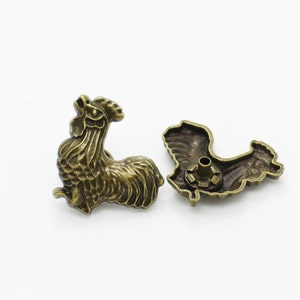 Hen Snap Fastener, Animal Snap Button, Antique Bronze Press Stud ...