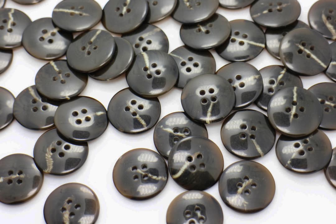 Dark Brown Button, Marble Pattern, Retro Vintage Style, Smooth Edge ...