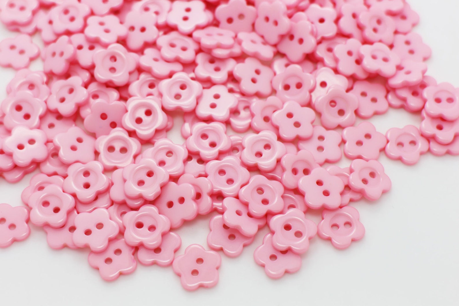 Tiny Flower Button Flower Shape Button Baby Children Button - Etsy