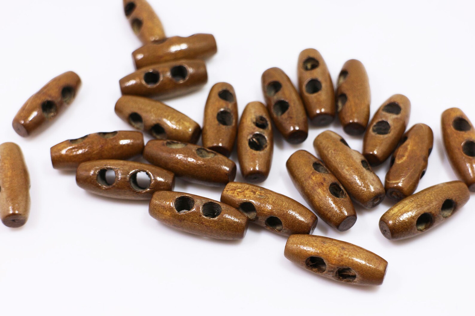 Brown Wooden Toggle Buttons, Brown Toggle Buttons, Trench Coat Buttons ...