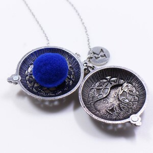 Elephant Essential Oil Diffuser Necklace, Antique Silver Color, for ...