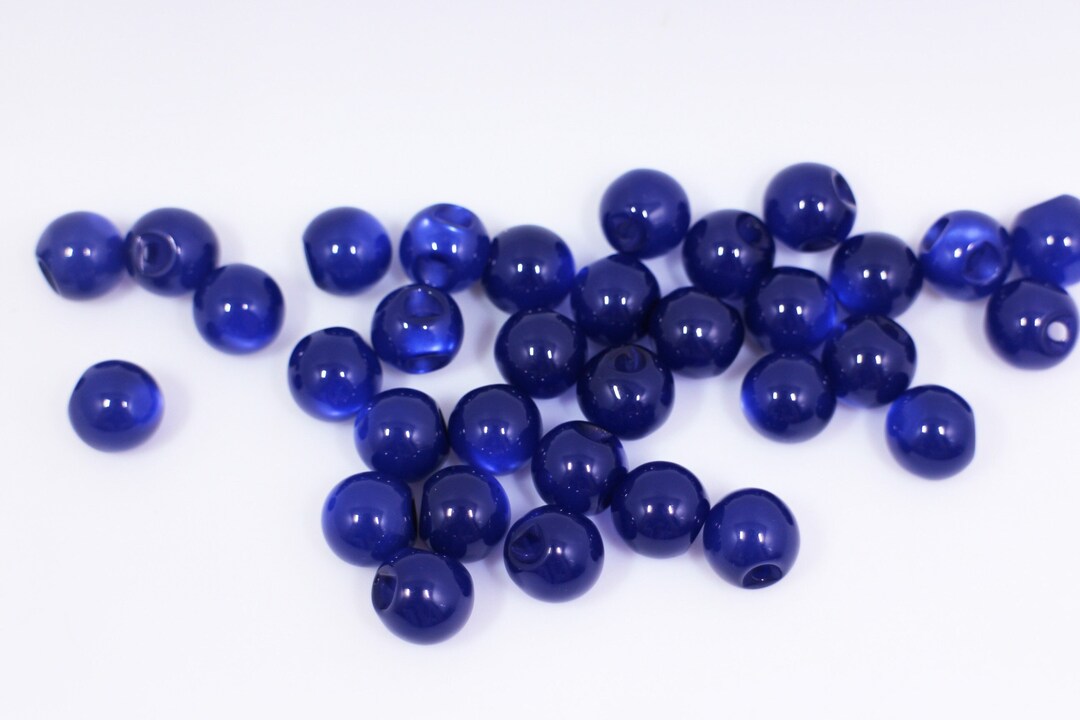 Blue Ball Shape Shank Buttons, Navy Blue Color, Sphere Shaped, for ...