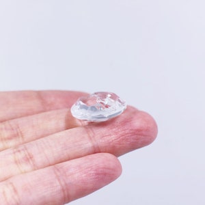 Clear Tunnel Shank Buttons, Transparent, Made of Acrylic, Elegant ...