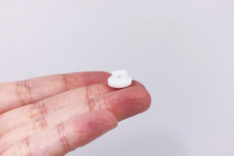 Matte White Shank Buttons Flat Top Solid Color No Shine - Etsy