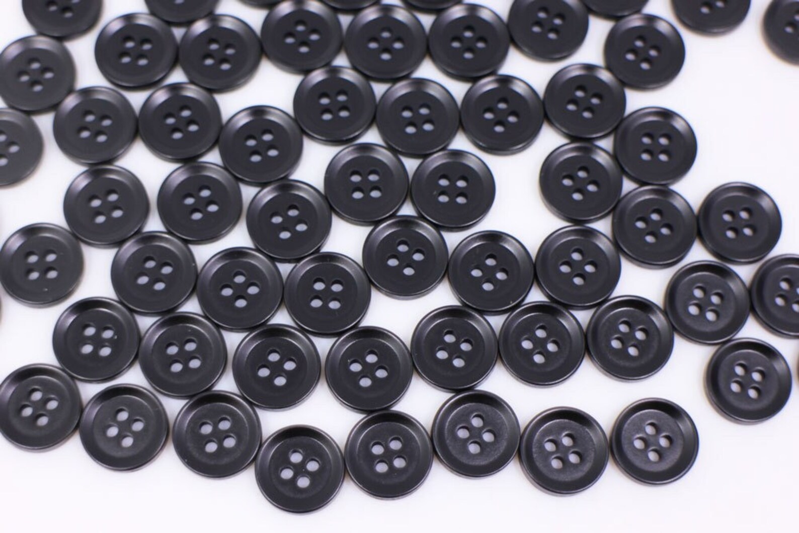 Men Suit Buttons Matte Black Color Bowl Shaped Raised Edge - Etsy