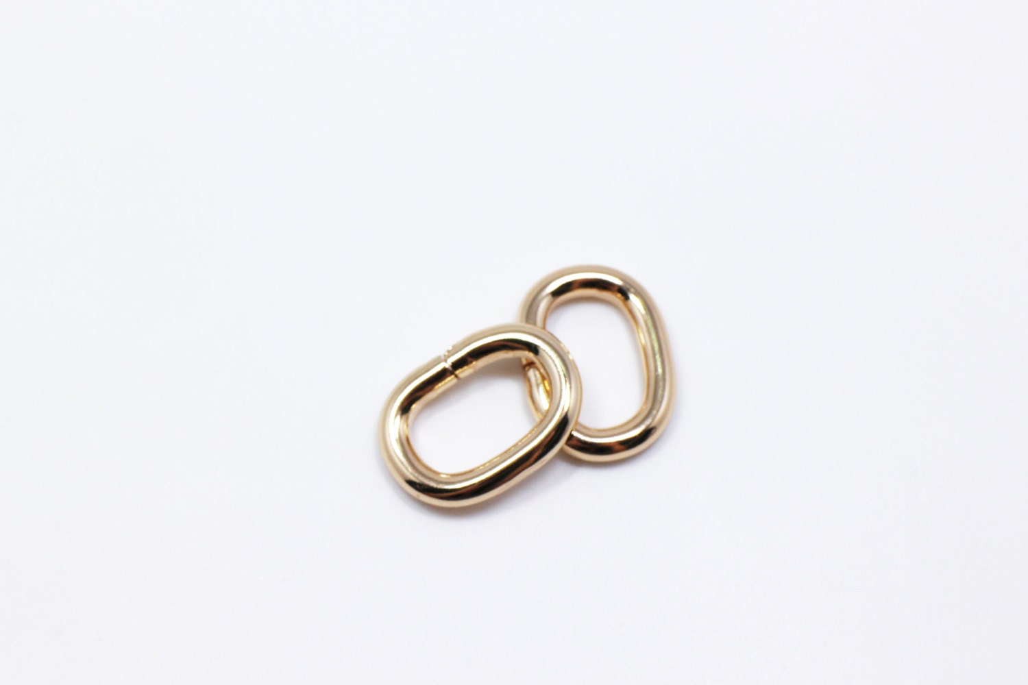 Gold Oval Ring Gold Finish O Shape Rings 0 Rings Small Oval | Etsy