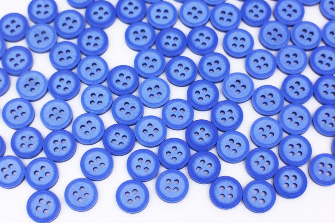 Royal Blue Buttons, for Sewing Men Suit Shirt Pajama, Four Holes ...