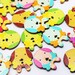 Puppy Dog Wooden Button Animal Shape Cartoon Dogs Two - Etsy