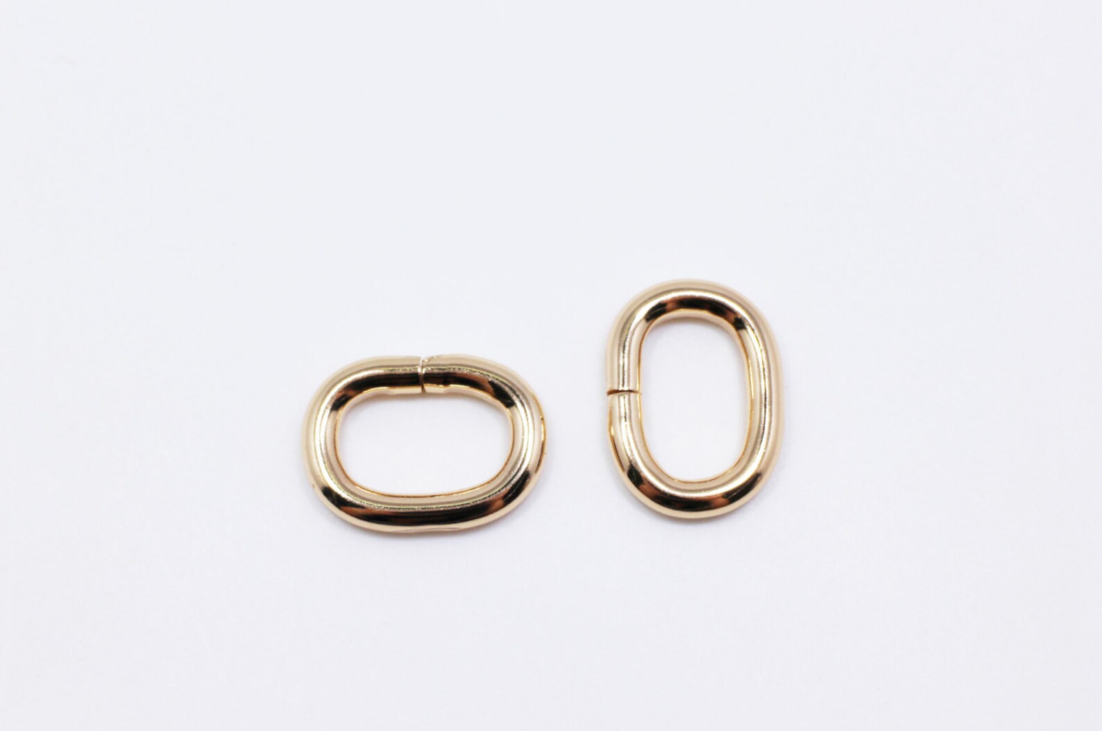 Gold Oval Ring Gold Finish O Shape Rings 0 Rings Small Oval - Etsy