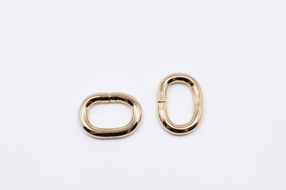 Gold Oval Ring Gold Finish O Shape Rings 0 Rings Small Oval | Etsy