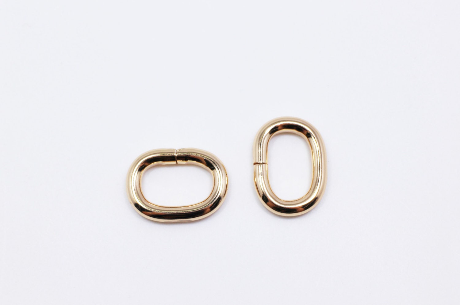 Gold Oval Ring, Gold Finish O Shape Rings, 0 Rings, Small Oval Ring ...
