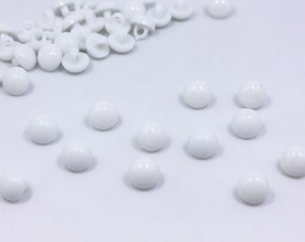 White Shank Button | Etsy