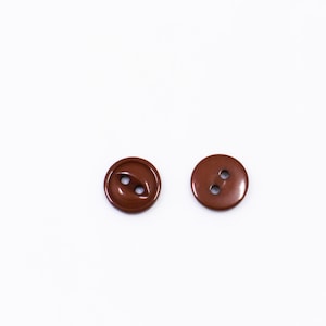 Brown Cat Eye Buttons, Two Holes, Made of Resin, Glossy Finish, for ...