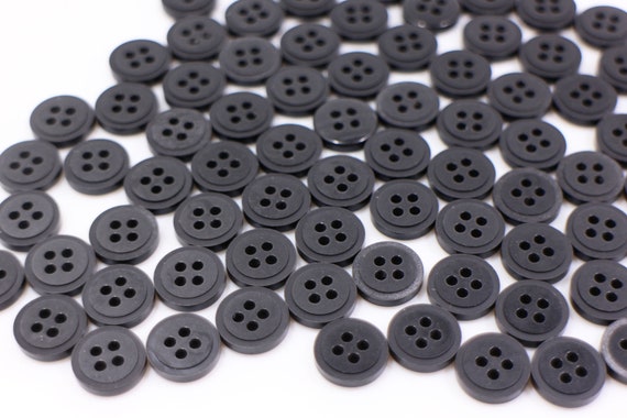 Sewing & Fiber Craft Supplies & Tools Black and White Shirt Button ...