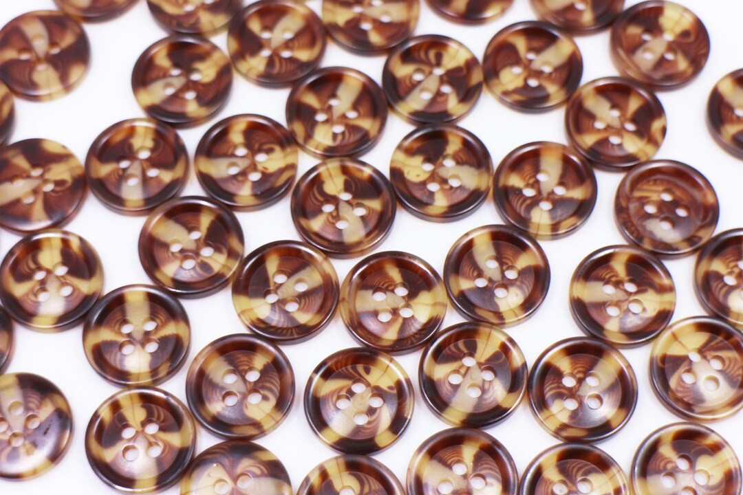 Brown Marble Pattern Button, for Sewing Business Suit Jacket Blazer ...