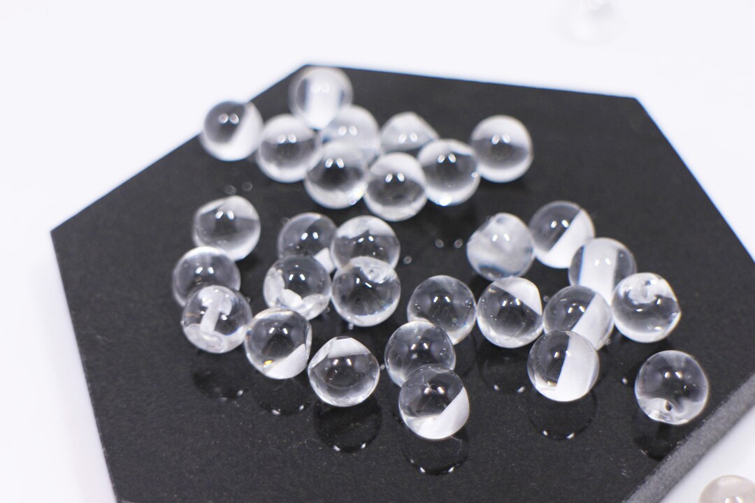Clear Ball Shape Shank Buttons, Transparent, Sphere Shaped, for Sewing ...