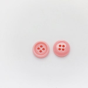 Light Pink Buttons Raised Edge Button Children Button - Etsy