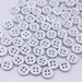 Tiny White Wooden Button, Small Natural Wood Buttons, Four Holes Sewing ...