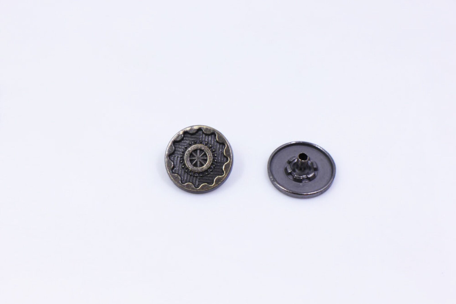 Snap Buttons, Antique Bronze Color Press Stud, Upholstery Button, Snap ...
