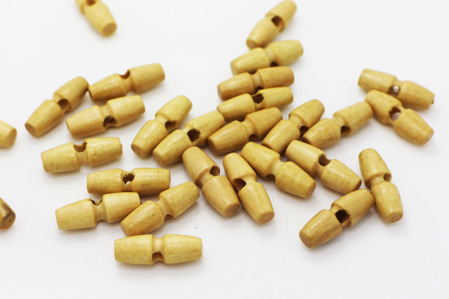 Light Brown Wooden Toggle Button Mini Toggles Small Toggles | Etsy