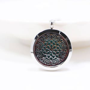 Bohemian Essential Oils Necklace, BOHO Floral Filigree, for ...