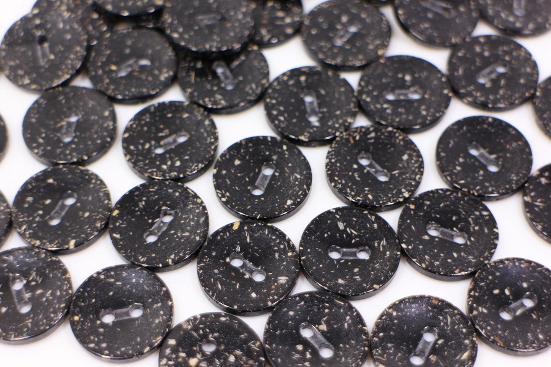 Black Pattern Button, Marble Pattern, for Sewing Blazer Suit Jacket ...