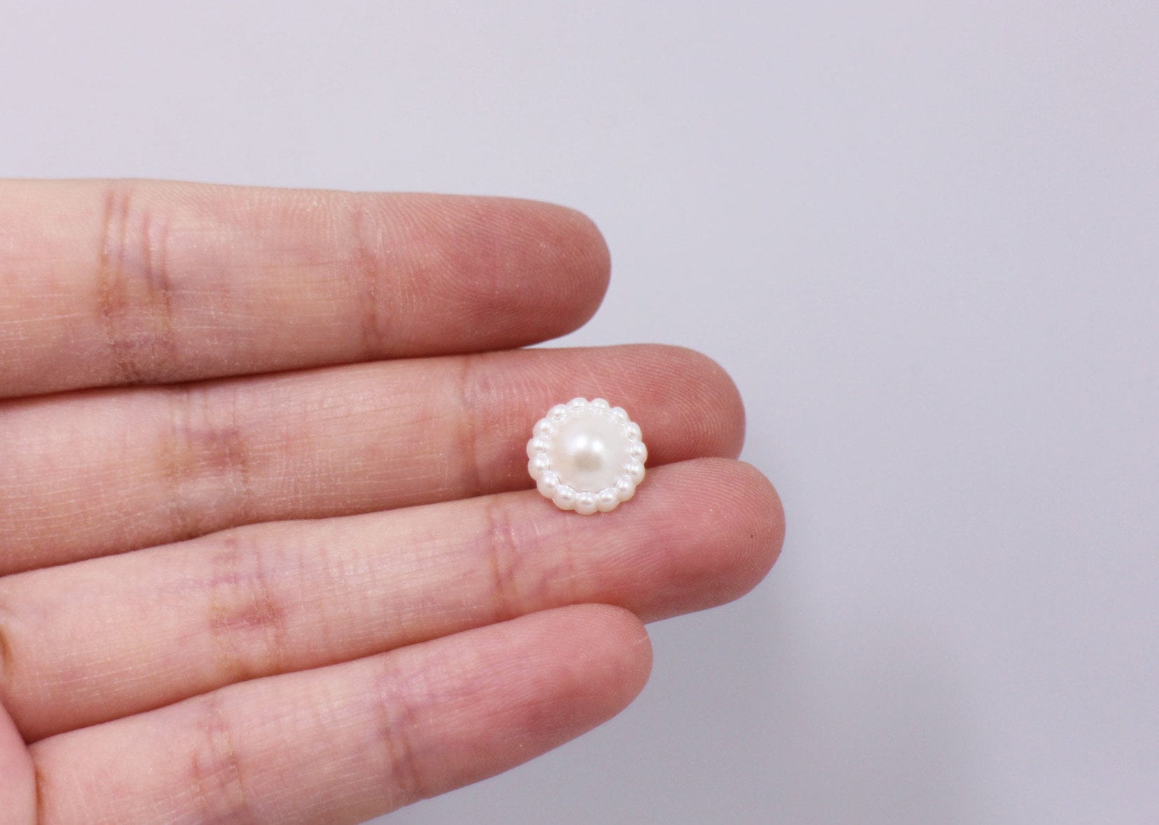 Pearl White Shank Buttons Flower Shaped Shanks Small Shanks | Etsy