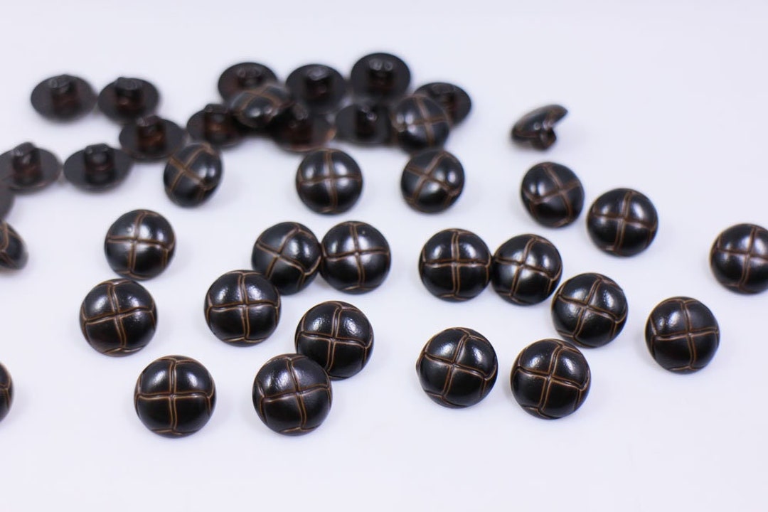 Dark Brown Shank Button, Vintage Style, for Sewing Jacket Blazer Coat ...