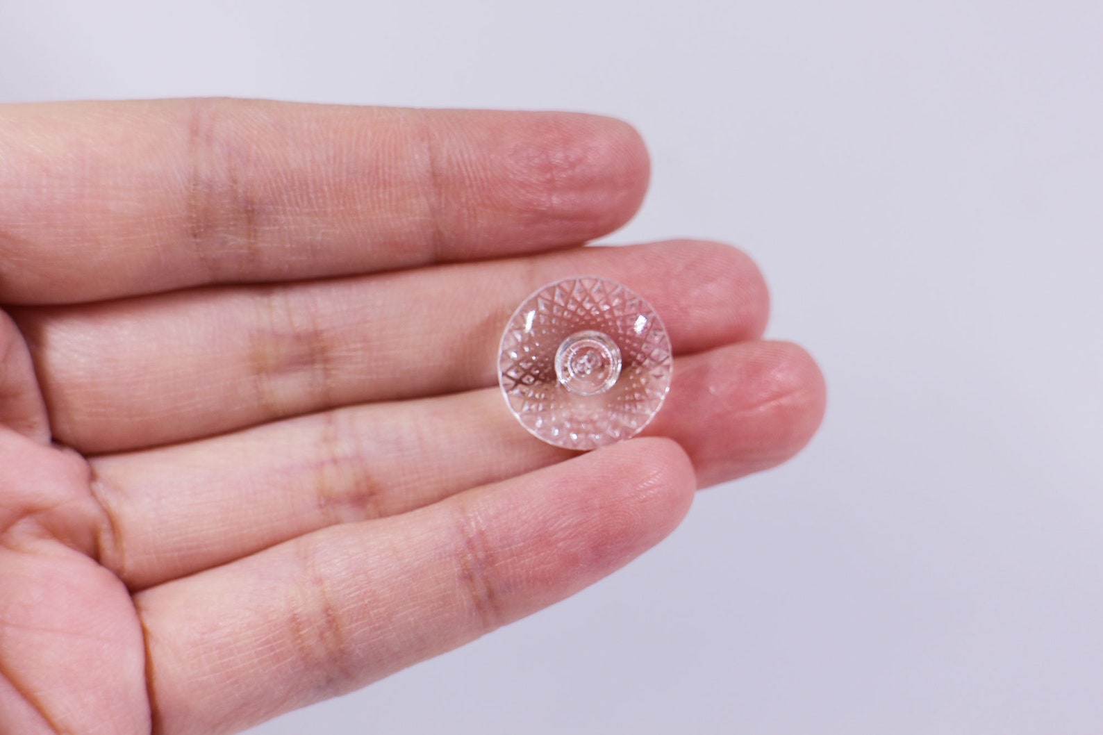 Clear Acrylic Shank Buttons Transparent Shank Button Back | Etsy