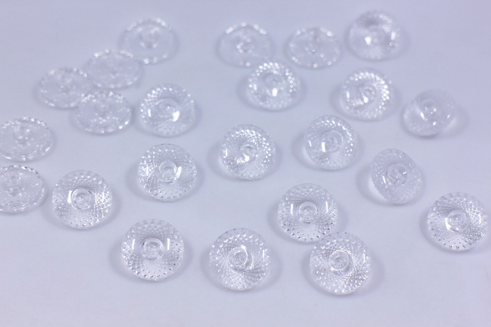 Clear Acrylic Shank Buttons Transparent Shank Button Back | Etsy
