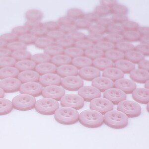 Frosted Pink Buttons, Wide Edge, Light Pink Color, for Sewing Blouse ...