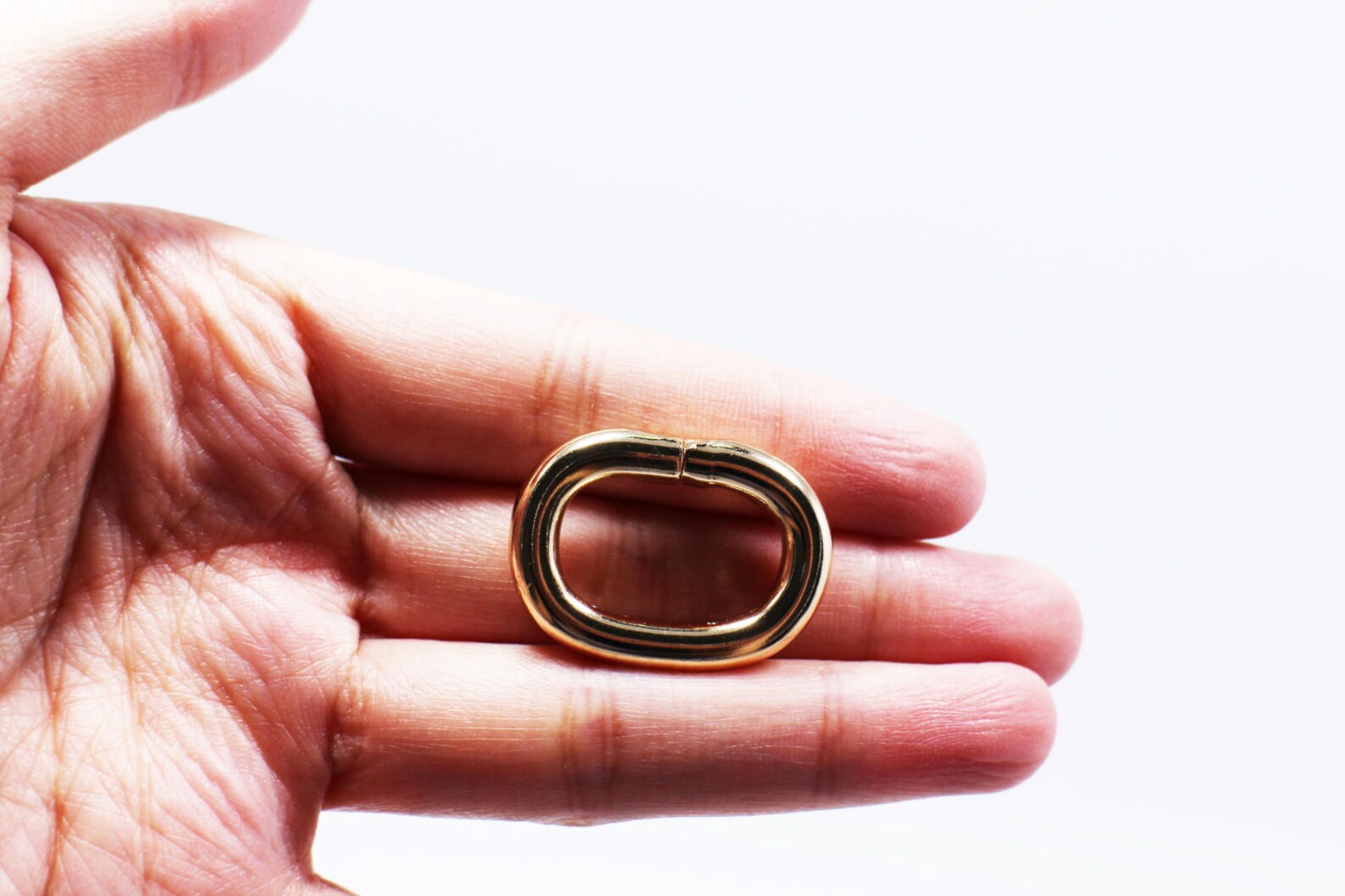 Gold Oval Ring Gold Finish O Shape Rings 0 Rings Small Oval - Etsy