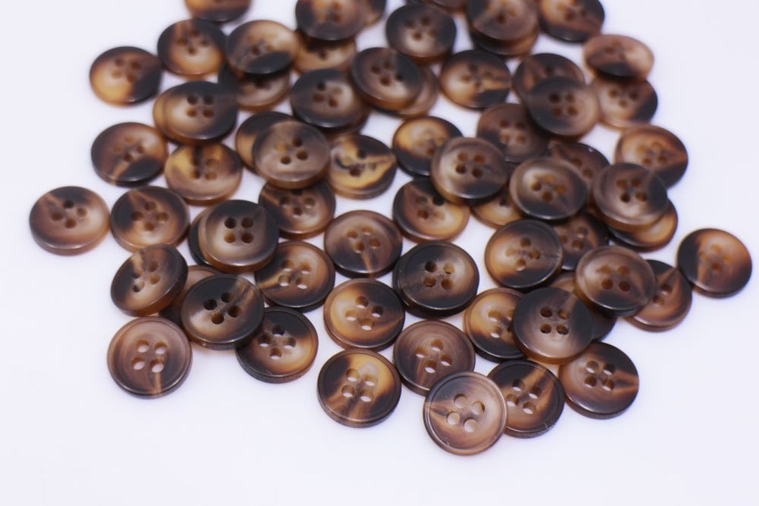 Brown Marble Pattern Button, Matte Color, for Sewing Men Business Suit ...
