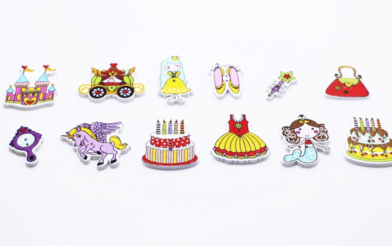 Birthday Girl Button Birthdays Party Theme Assorted Girls - Etsy
