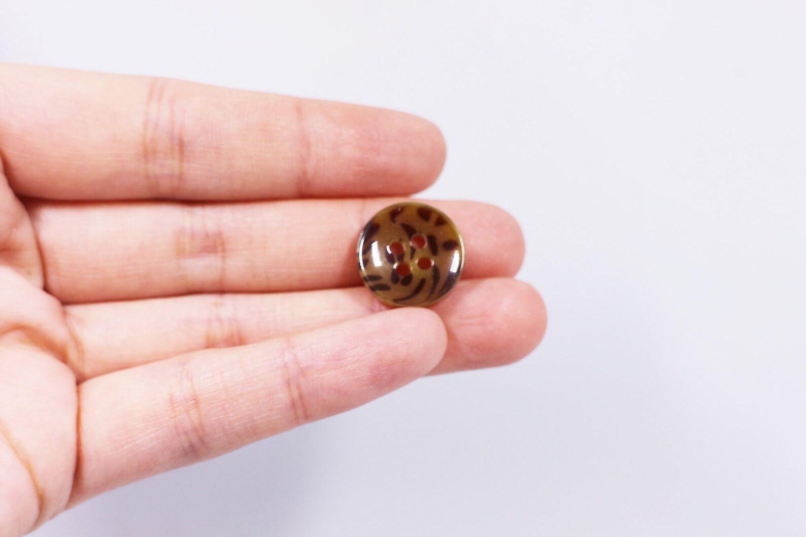 Leopard Pattern Buttons Animal Print Button Brown Buttons - Etsy