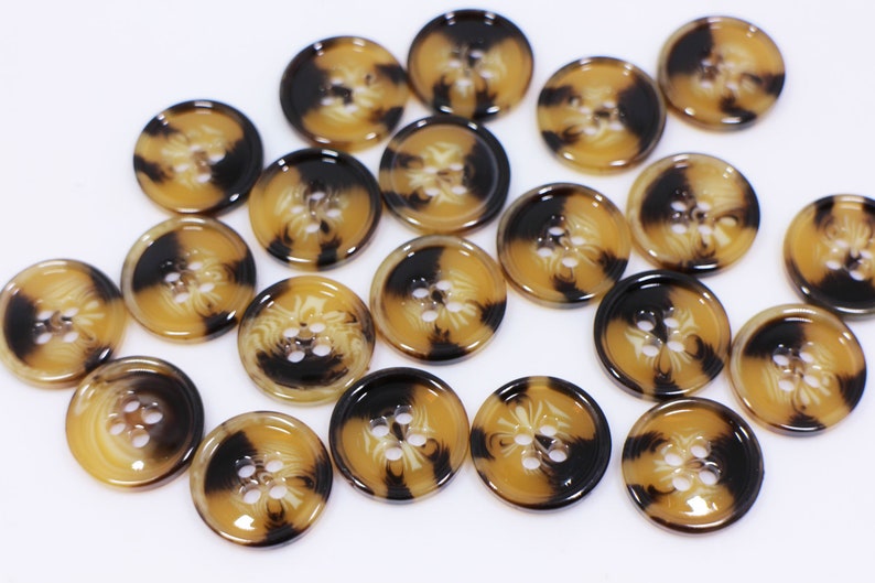 Brown Marble Pattern Buttons Raised Edge Buttons Resin - Etsy